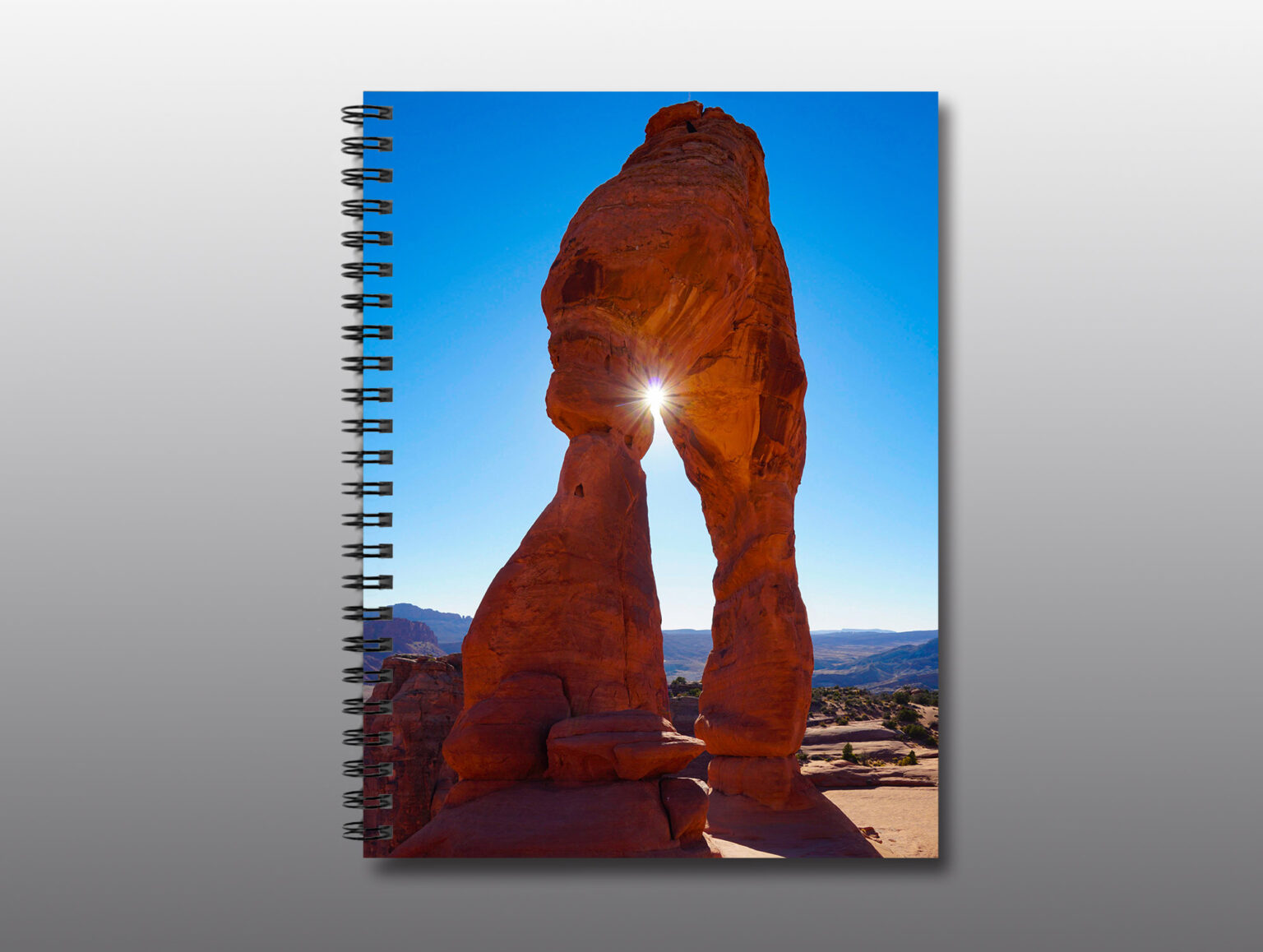 Spiral Notebook – Delicate Arch in Arches National Park – Moment of ...