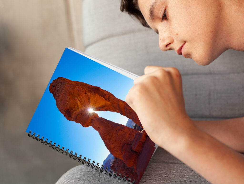 Spiral Notebook – Delicate Arch in Arches National Park – Moment of ...