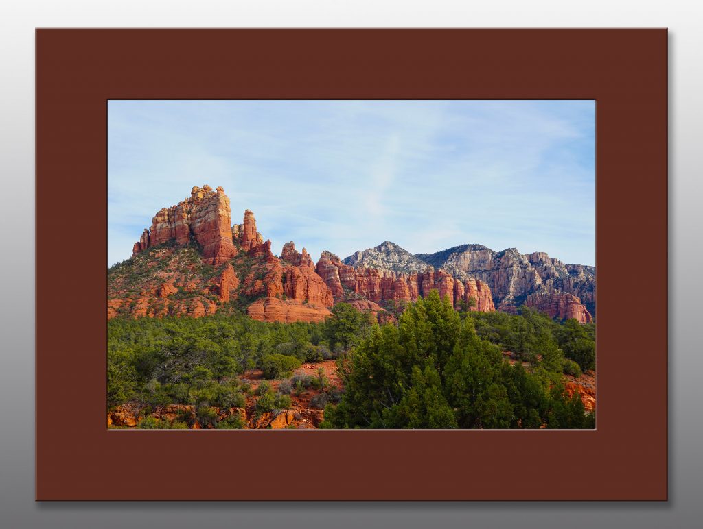 Matted Print – Sedona’s Gorgeous Red Rock Landscape – Moment of ...