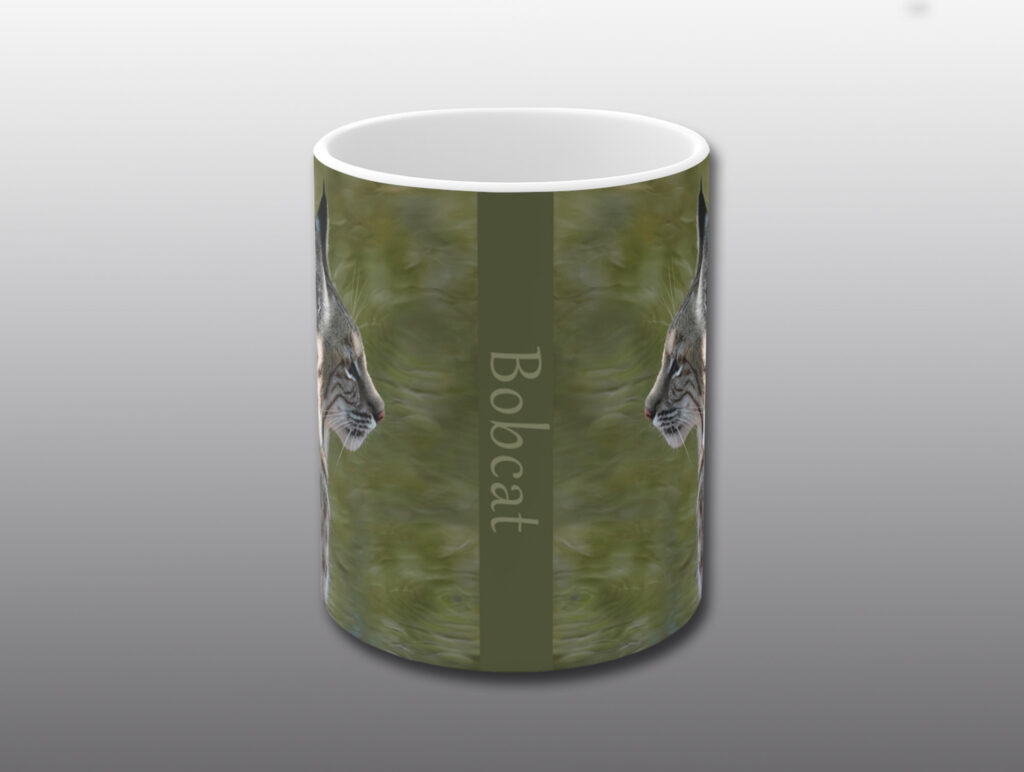 Coffee Mugs – Portrait of a Bobcat – Moment of Perception Photography