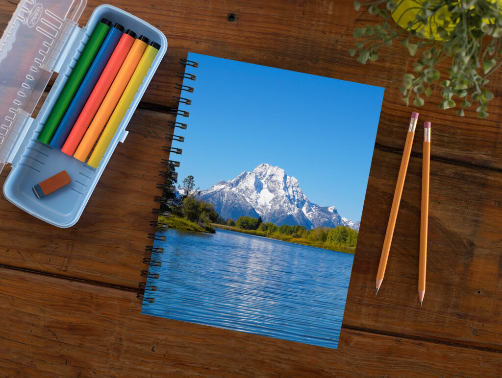 Spiral Notebook – Mount Moran and the Snake River – Moment of ...