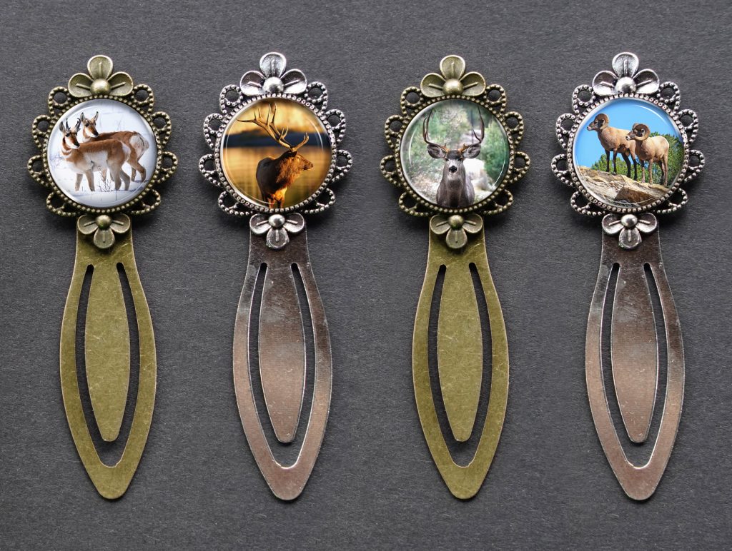 Metal Bookmarks – Majestic Hoofs – Pronghorn, Elk, Mule Deer, Big Horn ...